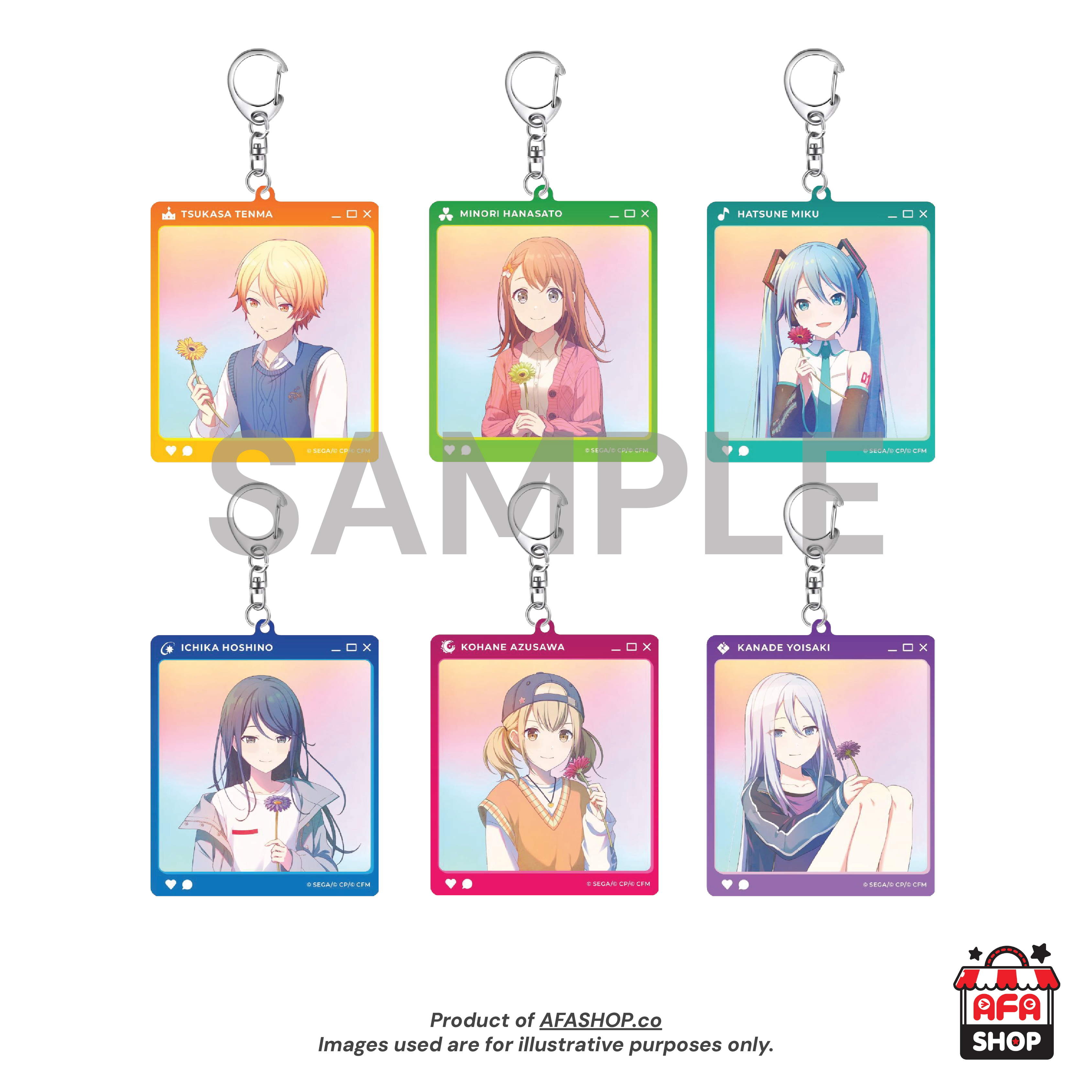 HATSUNE MIKU: COLORFUL STAGE! 4th Anniversary Acrylic Keychain – AFASHOP.co